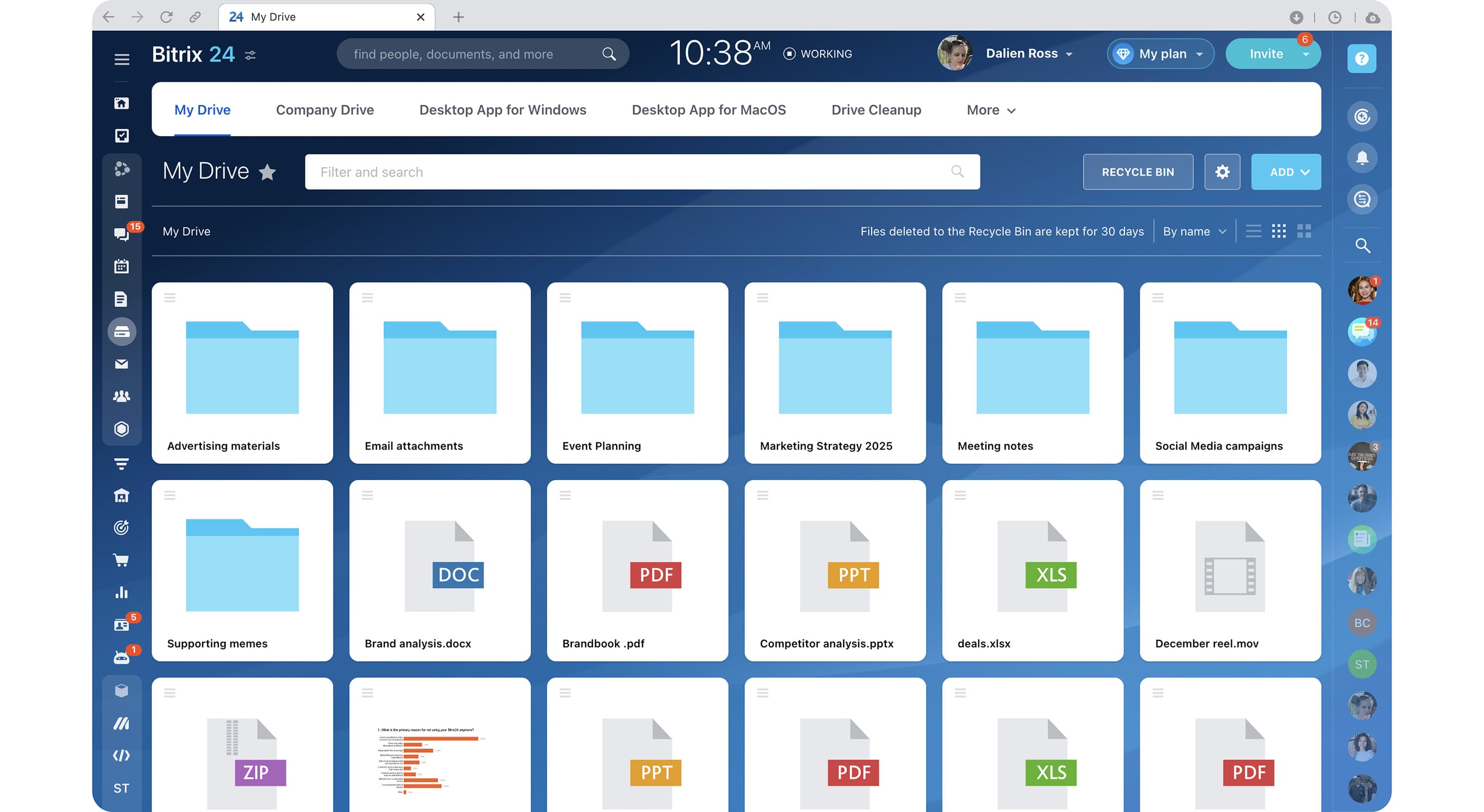 Aplicativo Bitrix24 para Windows e Mac