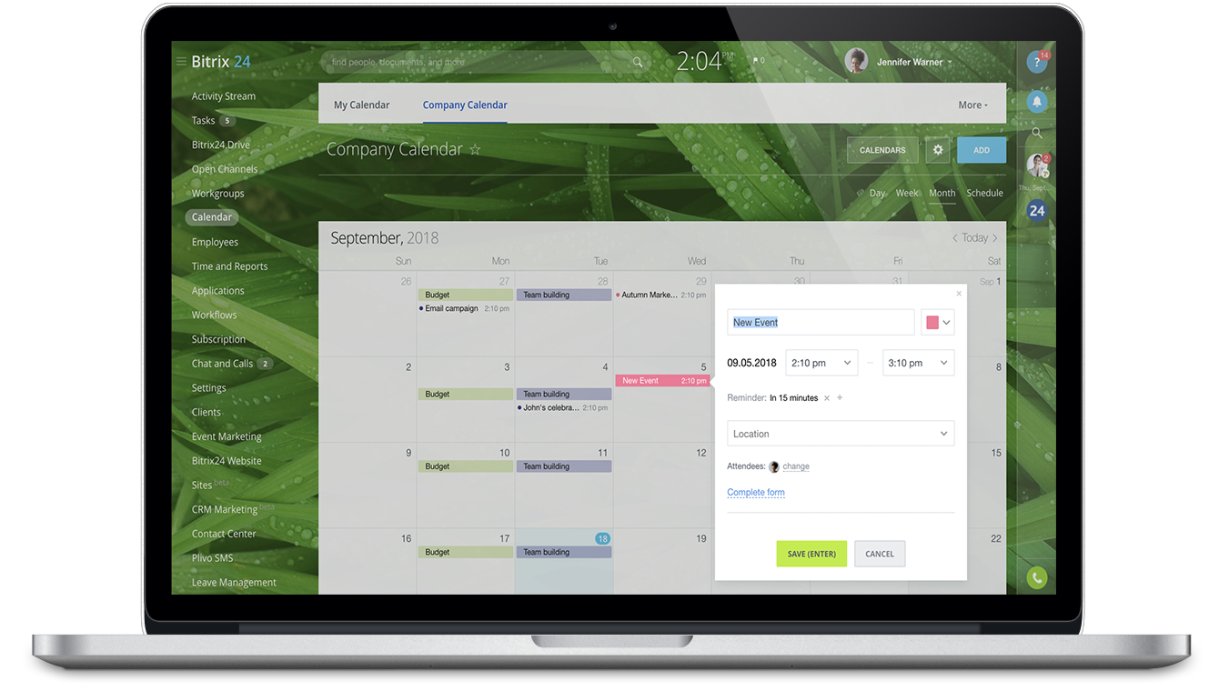 O melhor calendário comercial