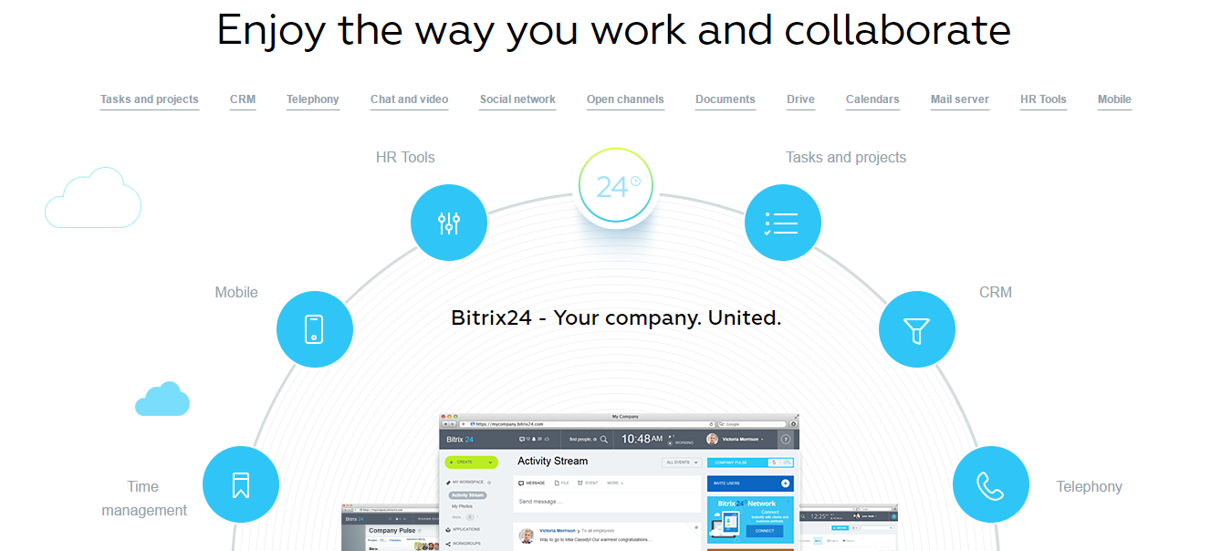 Bitrix24: Plataforma Líder para Colaboração Social, com CRM, Tarefas ...
